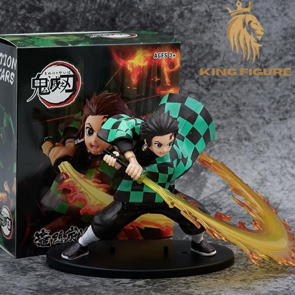 [Có Box]16.5cm Mô hình Tanjiro battle Vibrationtars King Figure ...
