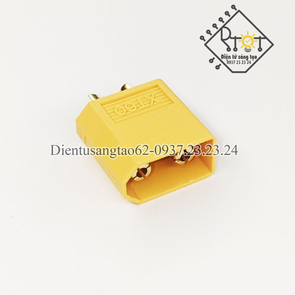 [ DTST62 ] Jack XT60 60A (loại thường), Jack nối nguồn XT60 đực cái tự ...