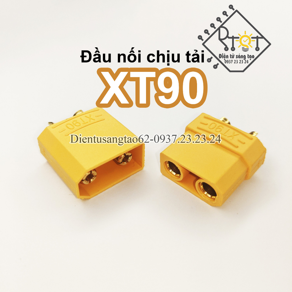 [ DTST62 ] Jack cắm XT90 ( loại thường ) - Phích nối nguồn điện cho thiết bị điện công suất lớn ...