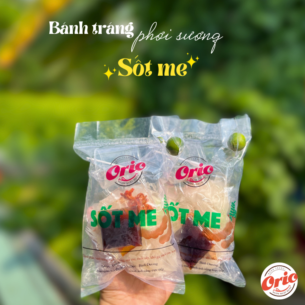 Bánh Tráng Phơi Sương Orio Sốt Me | Shopee Việt Nam