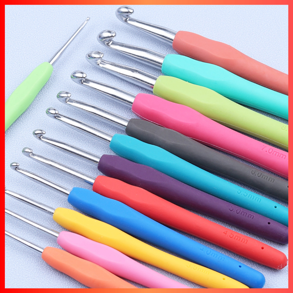 Kim Móc Cán Dẻo. Kim móc Len Cho Người Mới Bắt Đầu 2.0mm - 10mm Đa Dạng ...