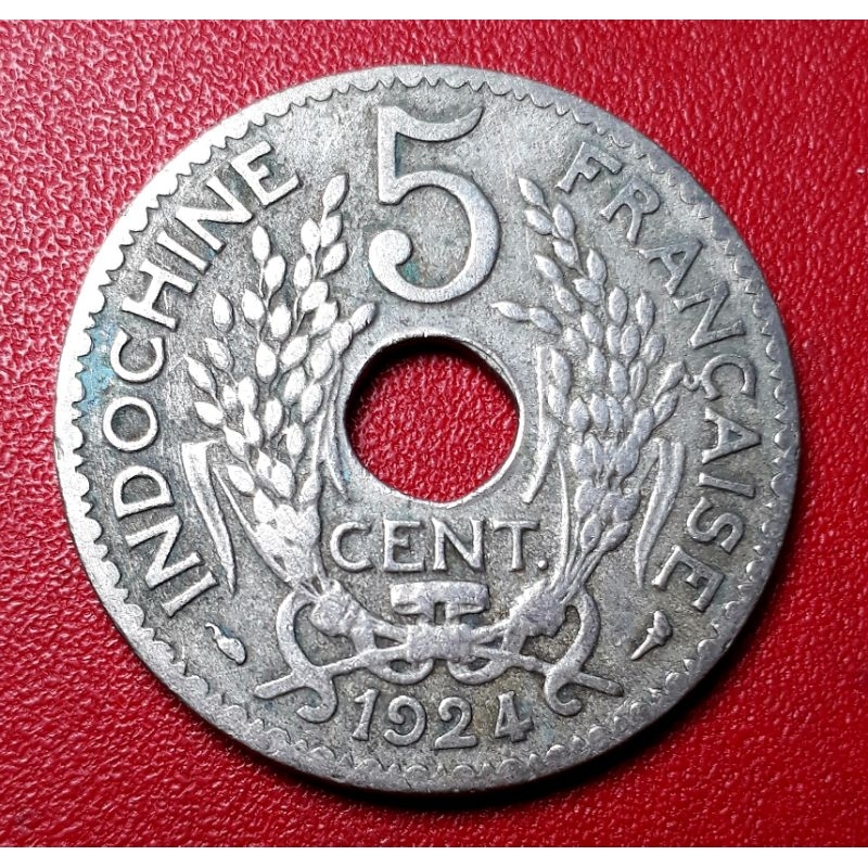 Đồng xu 5 cent Đông Dương năm 1924 ( Hiếm gặp) | Shopee Việt Nam