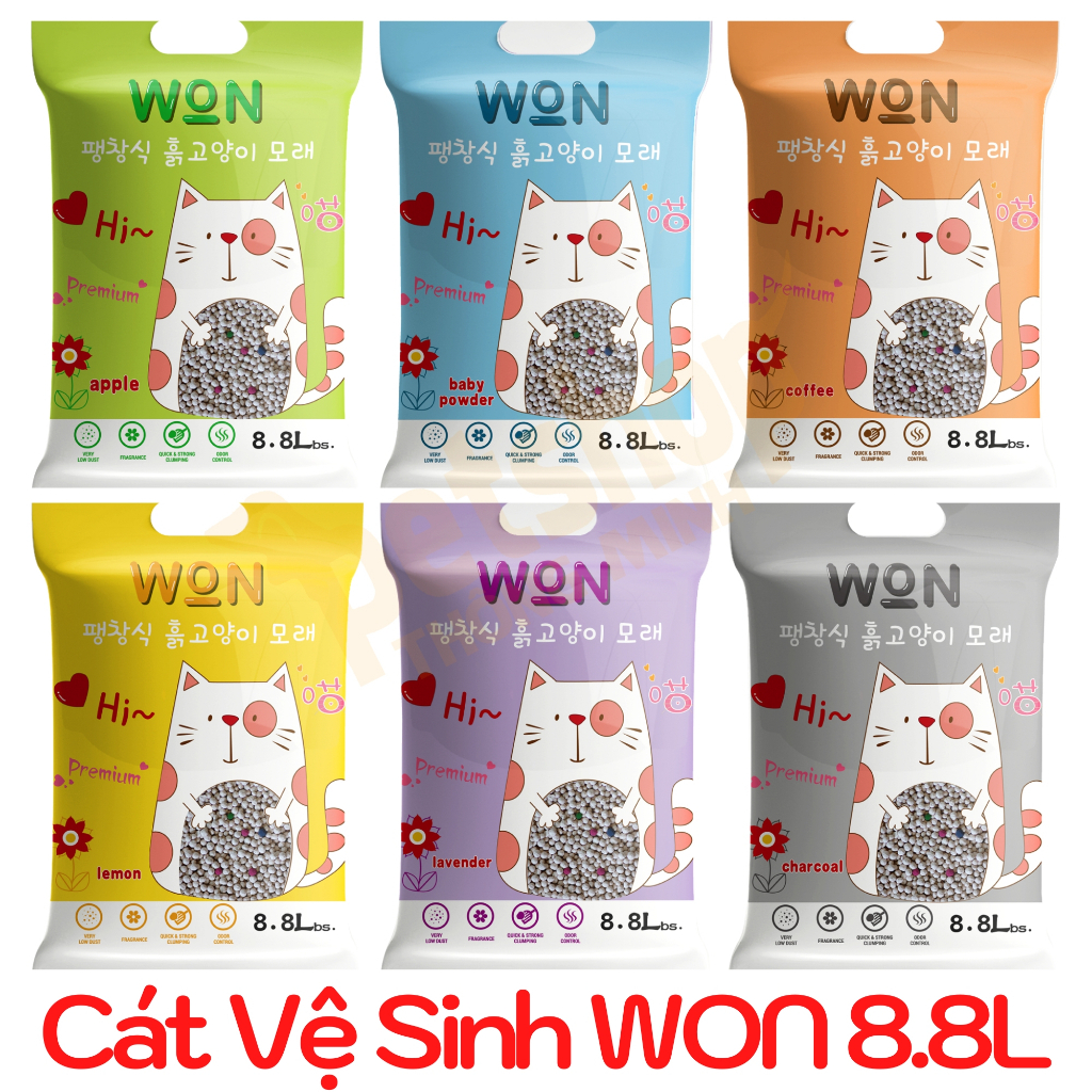 Cát vệ sinh cho mèo Germany/Best in show/Won 5L/8L | Shopee Việt Nam