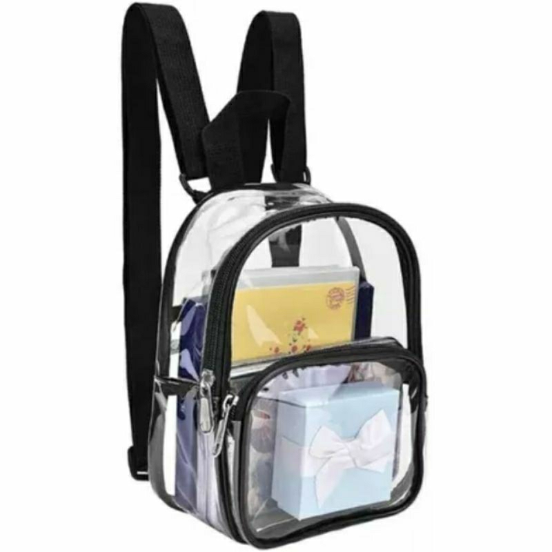 ba lô trong suốt pvc mini siêu xinh 2023 mn029 | Shopee Việt Nam
