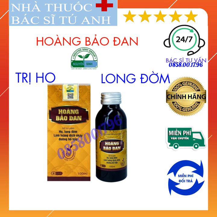 Cao ho hoàng bảo đan hỗ trợ giảm ho long phế loãng đờm bổ dịch nhày đường hô hấp. | Shopee Việt Nam