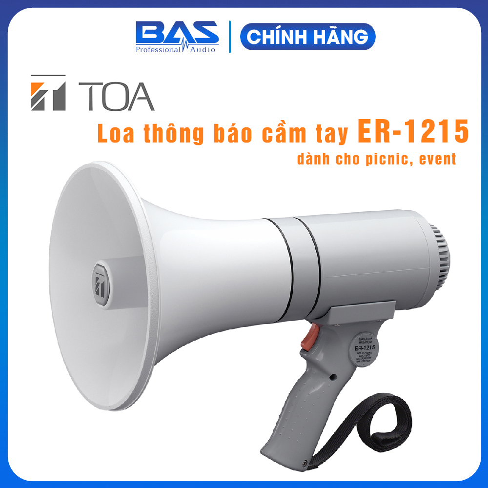 Loa cầm tay, loa tuyên truyền, phóng thanh cầm tay 15W TOA ER-1215 - Hàng chính hãng | Shopee ...