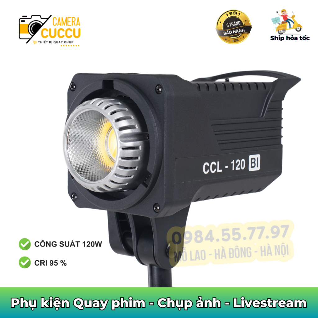 ĐÈN LED STUDIO CCL 120 BI | Shopee Việt Nam