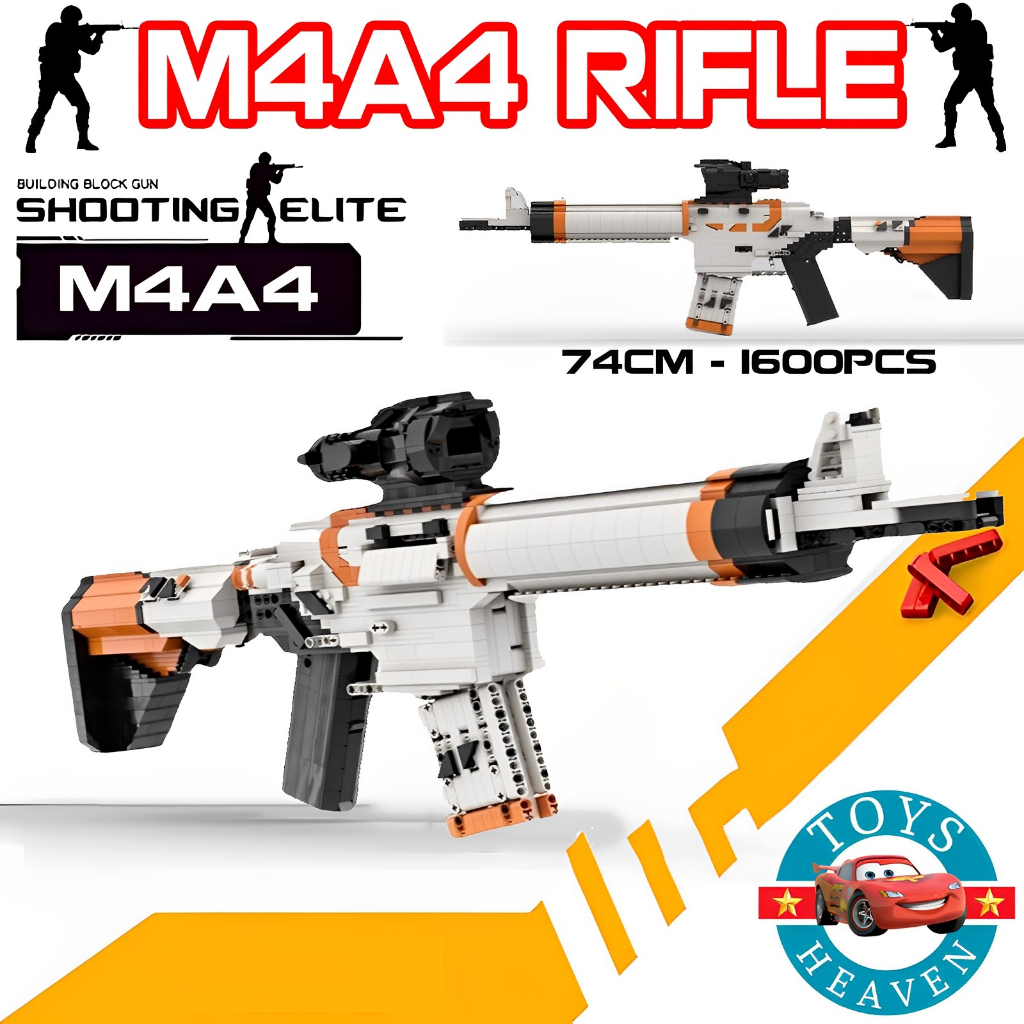 Đồ Chơi Lắp Ráp Phát Triển Trí Tuệ Mô Hình Sniper M4A4 Rifle PUBG CSGO Với 1600+ Mảnh Ghép Bản ...