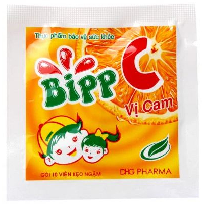 (1 gói 10 viên) Kẹo ngậm bổ sung vitamin C Bipp C | Shopee Việt Nam