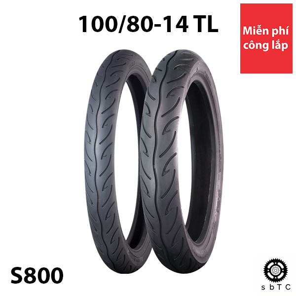 Lốp vỏ xe máy Yokohama S800 100/80-14 TL chính hãng | Shopee Việt Nam