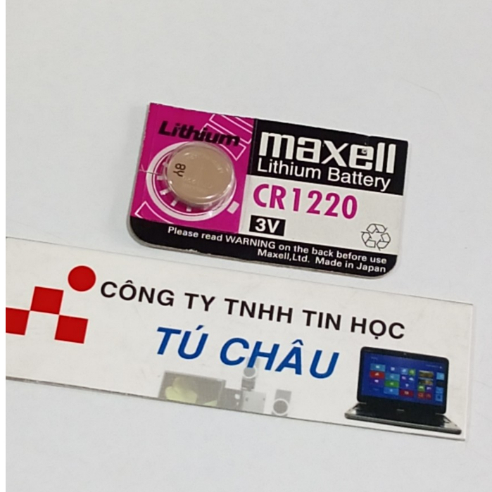 Pin Maxell Lithium Battery 1220, CR1220 - 3V (Chính hãng) | Shopee Việt Nam
