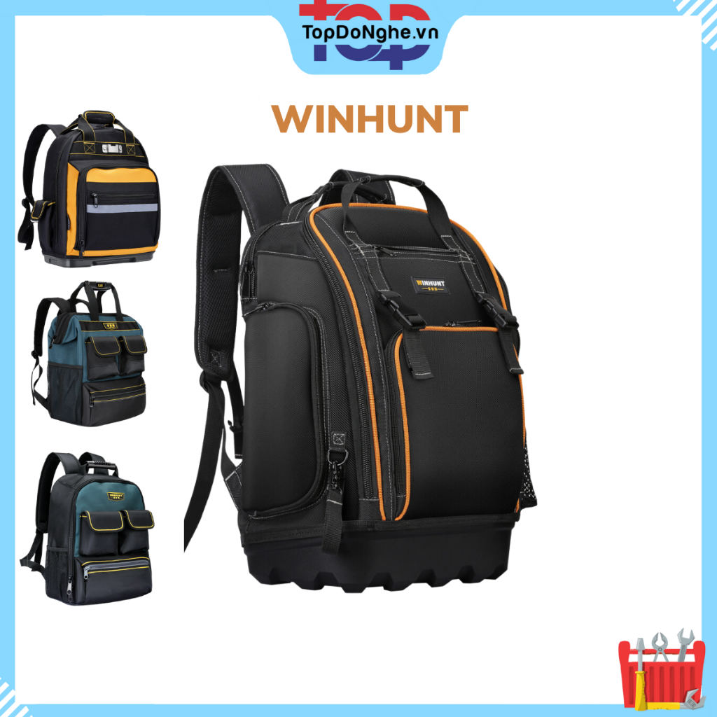 Balo đồ nghề WINHUNT cao cấp Balo đựng đồ nghề cơ khí sửa chữa điện ...