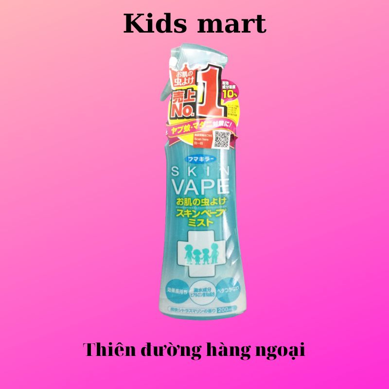 Xịt muỗi Skin vape Nhật Bản [FREE SHIP] chống muỗi và côn trùng mùi ...