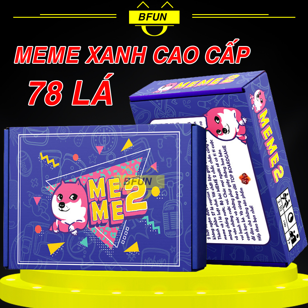 Bài Meme Việt Hóa -Bài MEME Tấu Hài Board Game -Trò Chơi Nhóm Bạn Xả ...