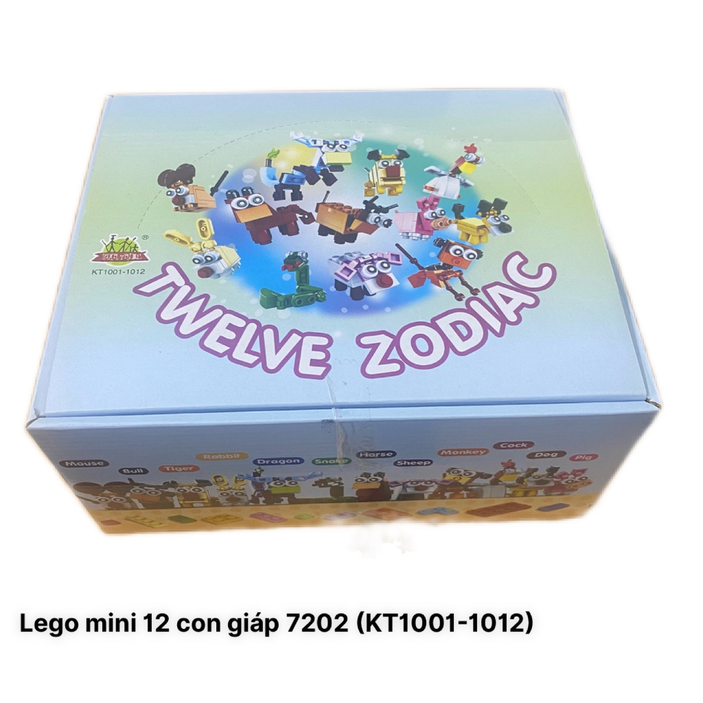 Lego Mini StarTribe - TRUYỀN THUYẾT 12 CON GIÁP 7202 (KT1001-1012 ...