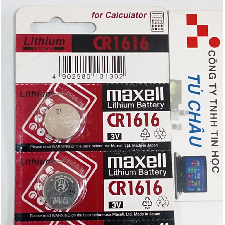 Pin Maxell Lithium Battery 1616, CR1616 - 3V (Chính hãng) | Shopee Việt Nam