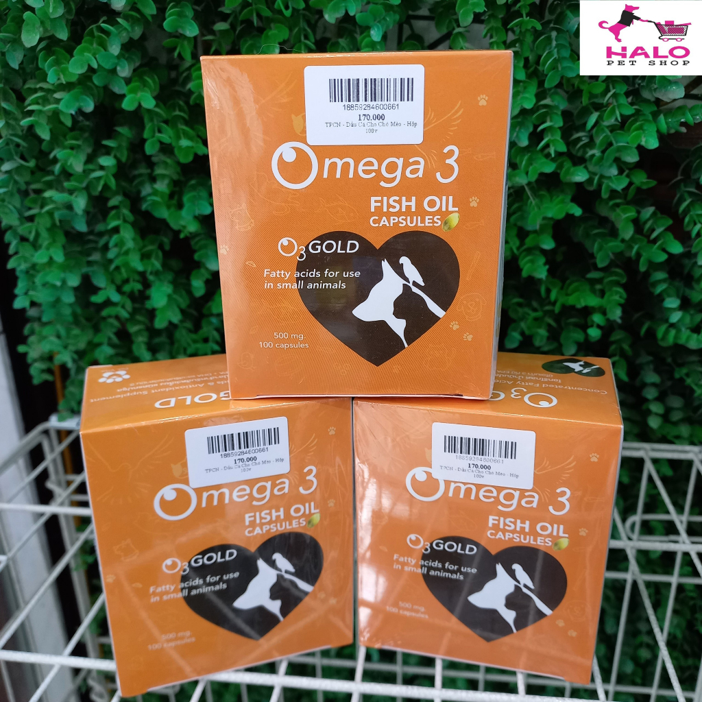 Dầu Cá Bổ Sung Omega 3 Cho Chó Mèo Fish Oil 03 Gold Thái Lan | Shopee Việt Nam