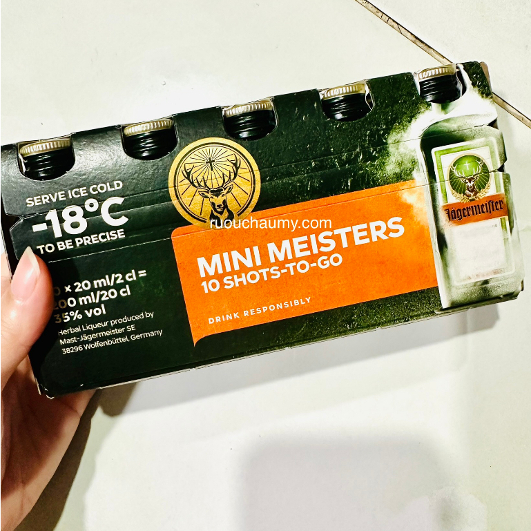 Lốc 10 chai jager mini 20ml | Shopee Việt Nam