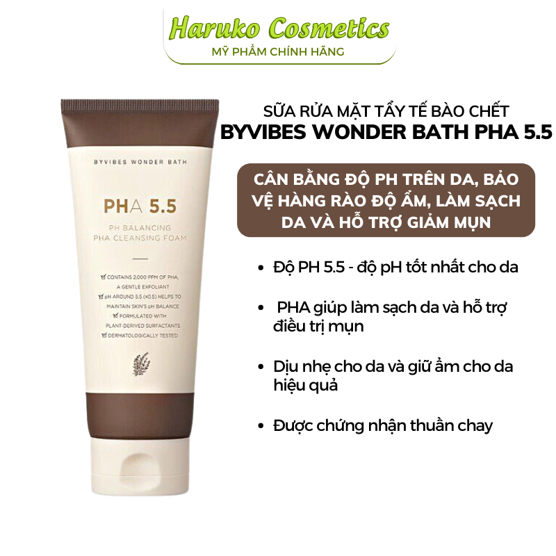 Sữa rửa mặt PHA 5.5 pH Blancing PHA Cleansing Foam 130ml | Shopee Việt Nam