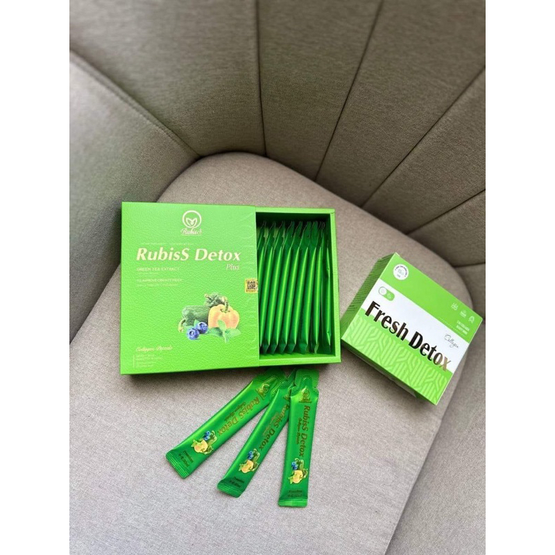 Rubiss Detox Collagen Peptide Chính Hãng, Hộp 15 Gói Tặng Kèm Detox ...