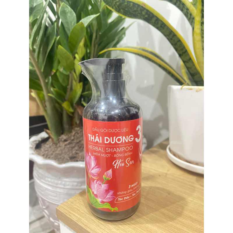 Dầu Gội Dược Liệu Thái Dương 3 Hoa Sen(500ml) | Shopee Việt Nam