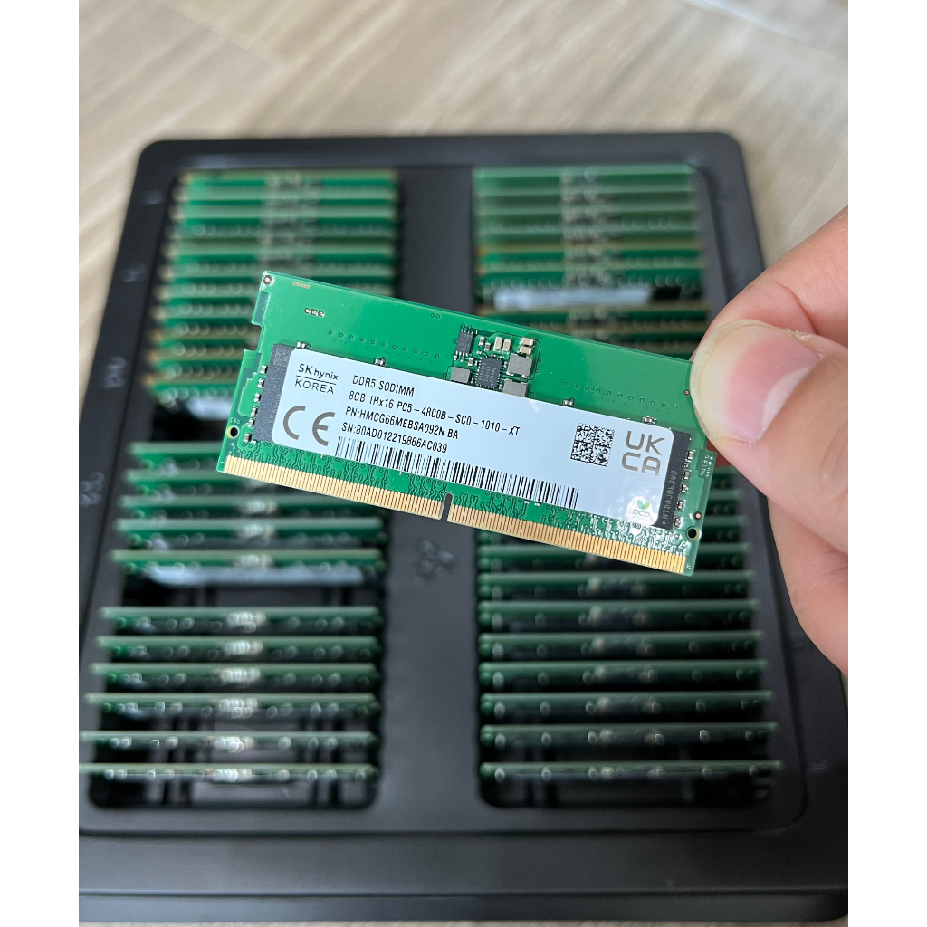 Ram laptop DDR5 Samsung - SK Hynix - Micron Crucial - Kingston 8GB / 16 GB / 32GB Bus 4800 ...