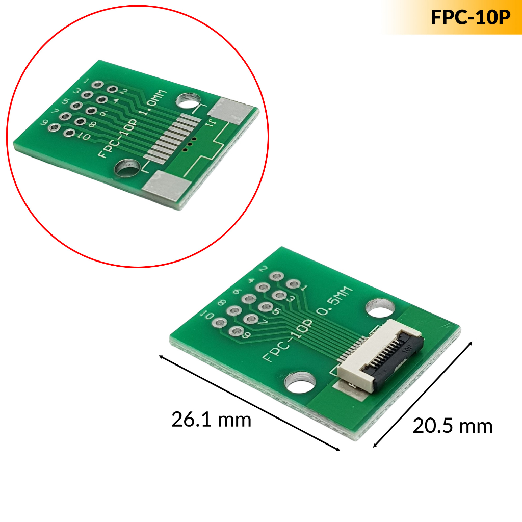 Đế ra chân cổng FFC/FPC 0.5mm sang chân 2.54mm | Shopee Việt Nam