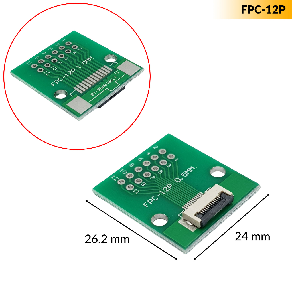 Đế ra chân cổng FFC/FPC 0.5mm sang chân 2.54mm | Shopee Việt Nam