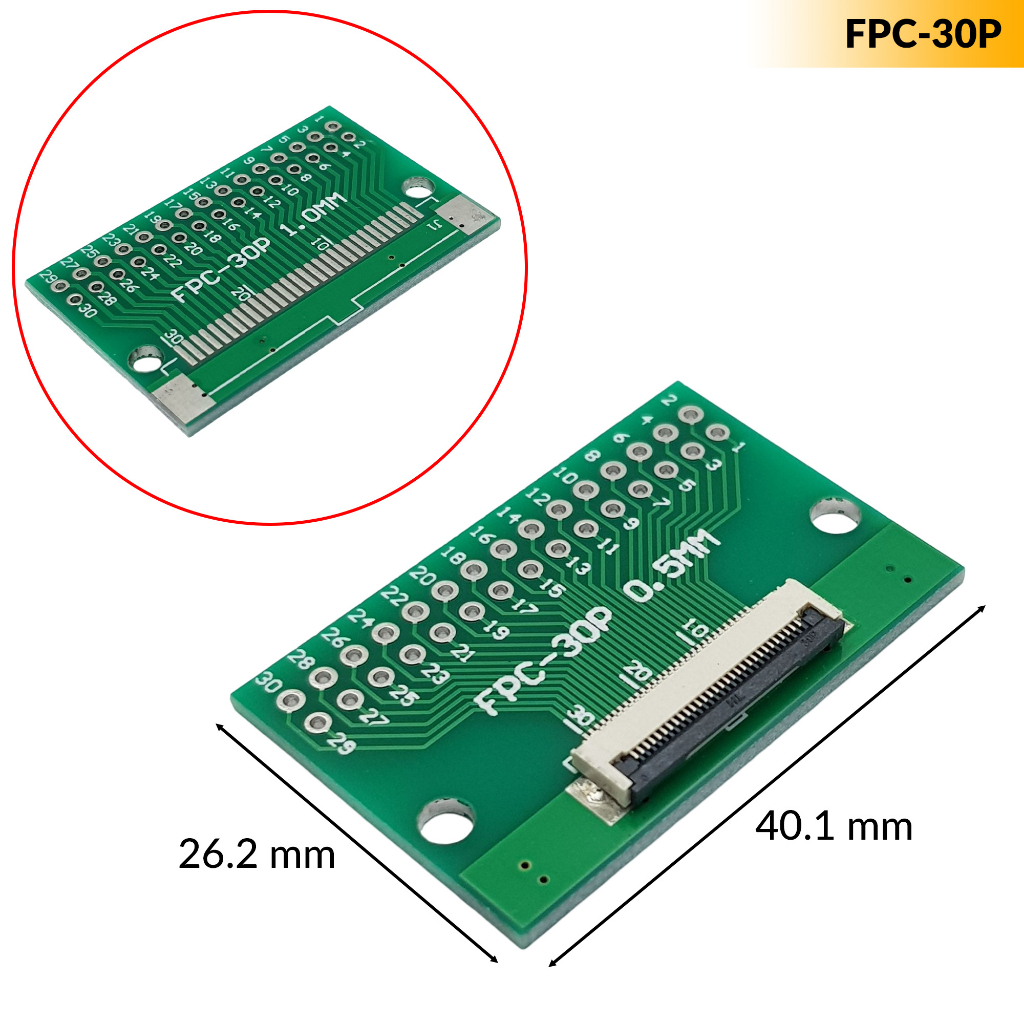 Đế ra chân cổng FFC/FPC 0.5mm sang chân 2.54mm | Shopee Việt Nam