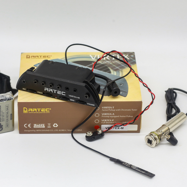 Chính hãng - Pickup guitar Artec sản xuất tại Korea cho đàn guitar Acoustic - Vertex M | Shopee ...
