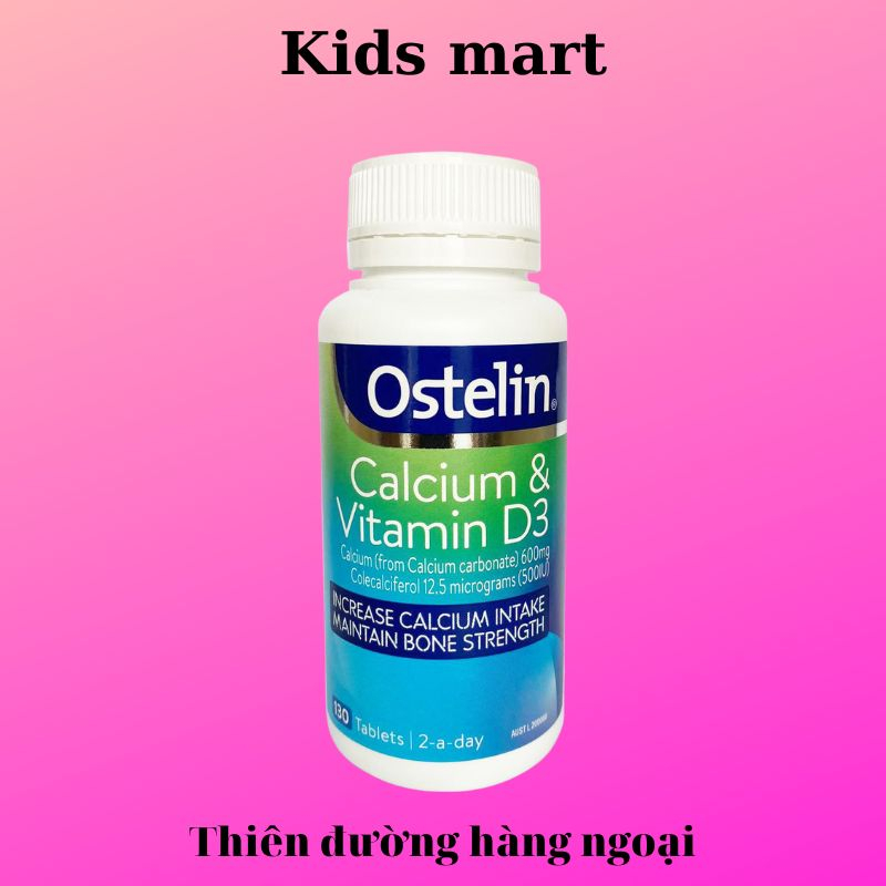 Bổ Sung Canxi & Vitamin D3 Ostelin của Úc [ĐỦ BILL] Dành Cho Bà Bầu, Sau Sinh, Người Lớn Thiếu ...
