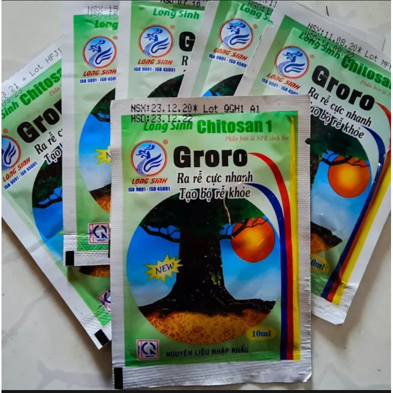 5 Gói phân bón dưỡng rễ Groro ra rễ cực mạnh | Shopee Việt Nam