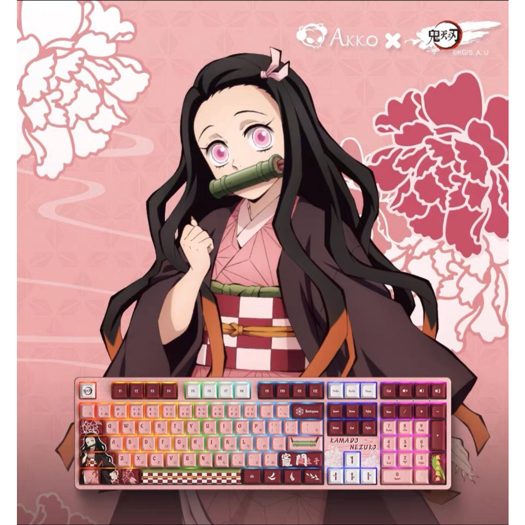 Bàn phím cơ AKKO 5108B Plus Demon Slayer – Kamado Nezuko (Multi-modes ...