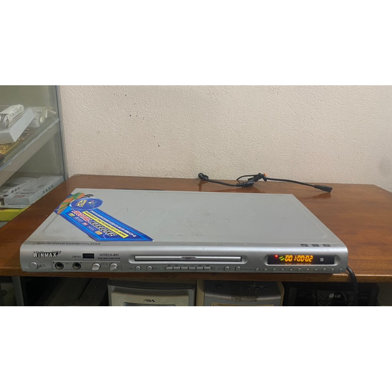 đầu đĩa winmax Hitech 801 DVD MiDi karaoke thanh lý | Shopee Việt Nam
