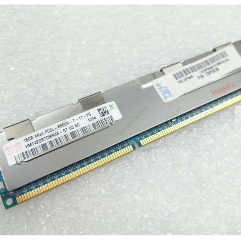 RAM ECC Server Hynix, M 16GB DDR3 Bus 1066MHz PC3-8500R 1.5V ECC ...