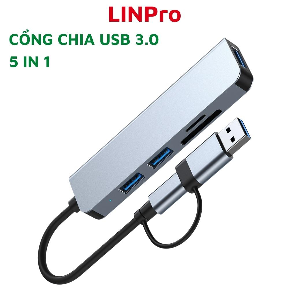 Hub USB 3.0/ Hub Type C Hdmi đa năng cổng chuyển đổi chia cổng USB-C mở rộng kết nối cho Laptop ...