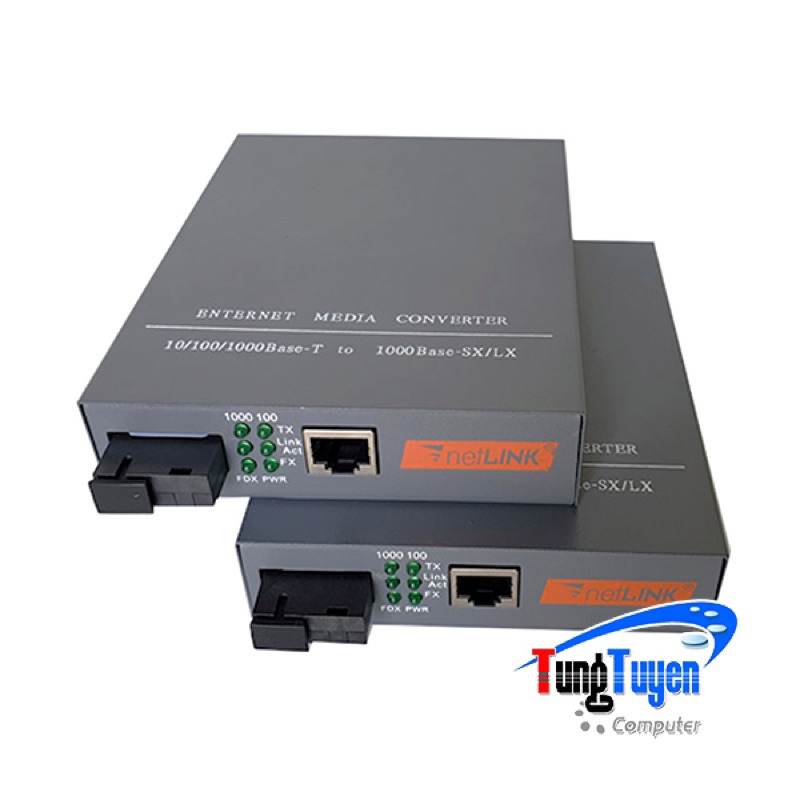 Bộ chuyển đổi quang điện 1 sợi Netlink HTB-4100AB | Shopee Việt Nam
