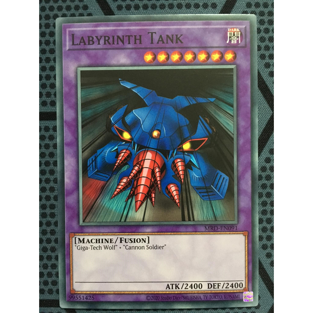 Bài yugioh thời đầu duel monster - Labyrinth Tank - MRD-EN091 - Common ...