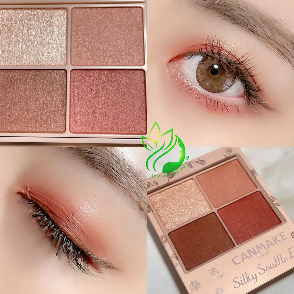 Phấn Mắt Canmake Tokyo Japan Nội Địa Nhật Silky Souffle Eyes 4 ô 8 ô [HÀNG CHÍNH HÃNG ĐỦ BILL ...