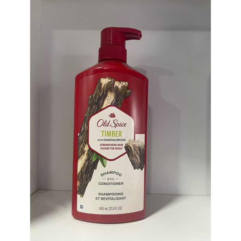 Dầu gội đầu 2 in 1 Old Spice Timber with Scandalwood 650 ml | Shopee ...