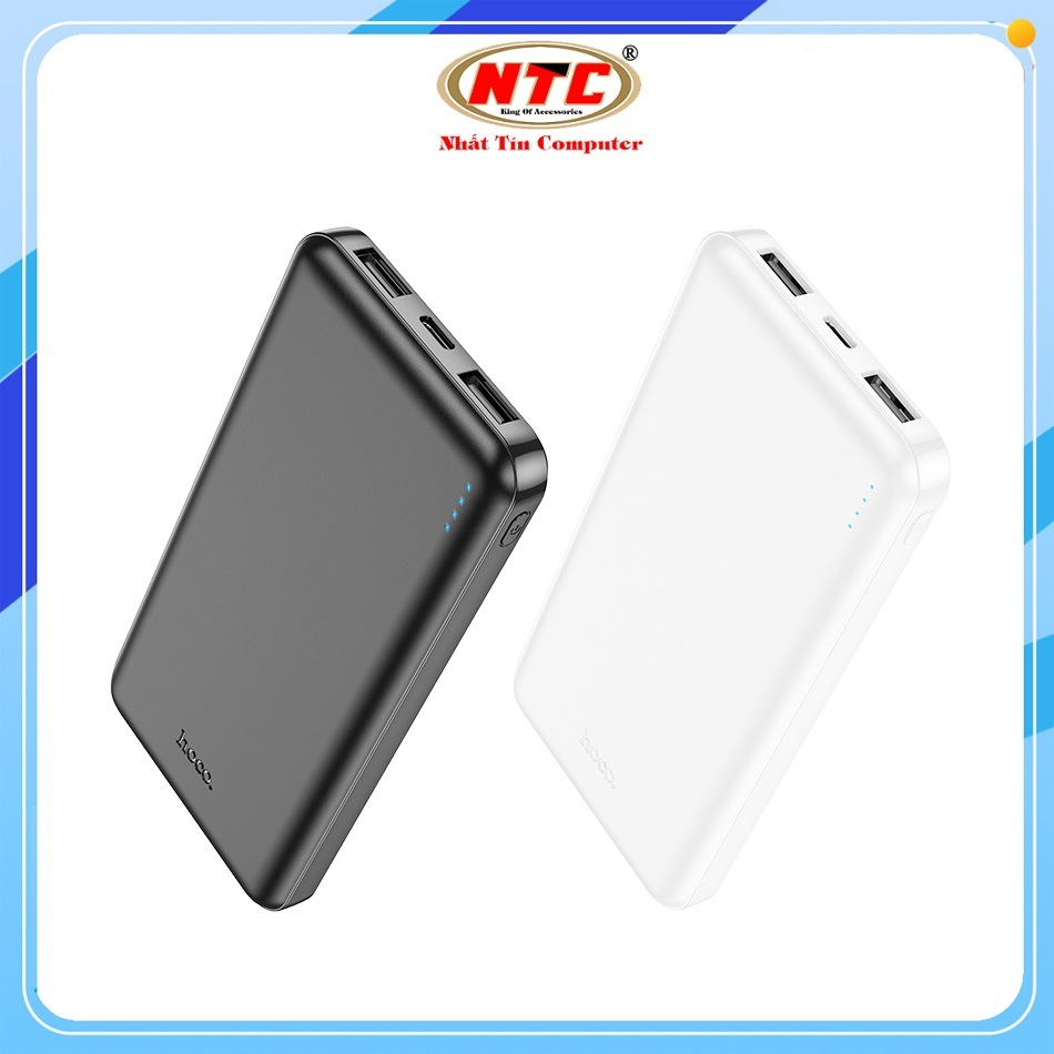Pin sạc dự phòng Hoco J100 10000mAh max 2.1A tích hợp 2 Input typeC và ...