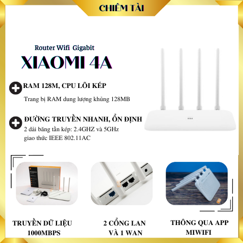 Router Wifi Xiaomi 4A Gigabit . | Shopee Việt Nam