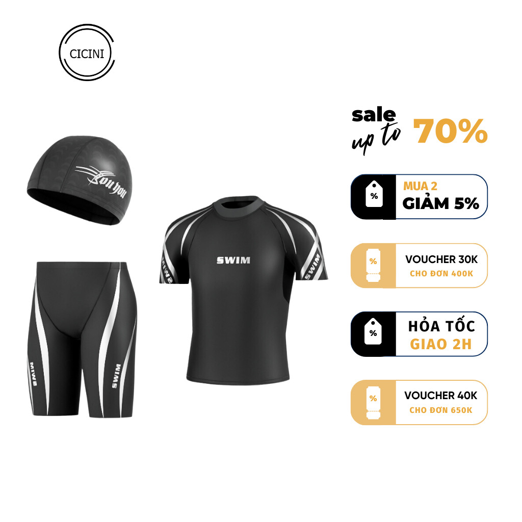Cicini - Bộ Quần Áo Bơi Nam Cao Cấp Mã ktL31 Dành Cho Bạn Nam Đi Biển ...