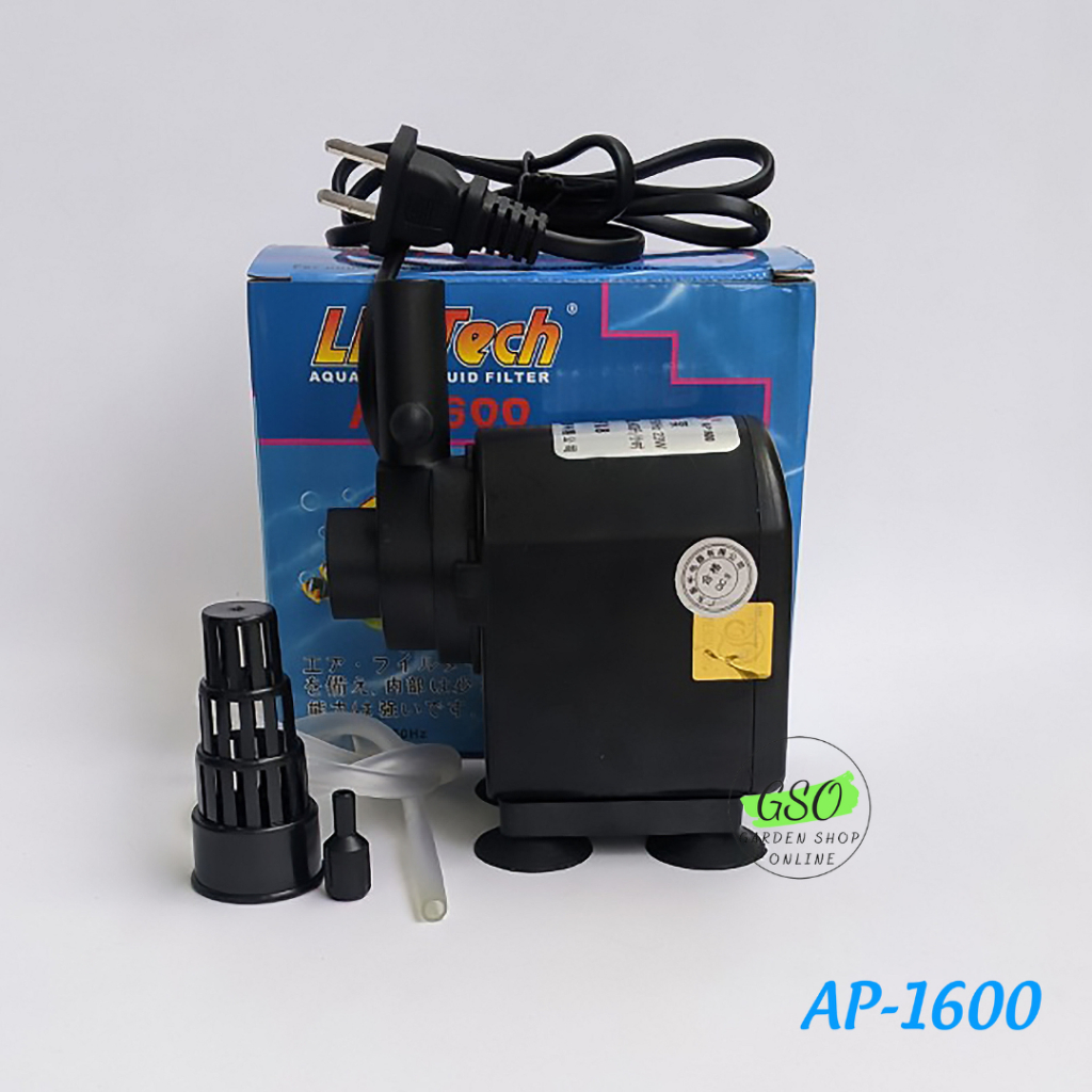 Máy bơm nước, máy thủy canh lifetech AP1600 tiết kiệm điện cho bể cá ...