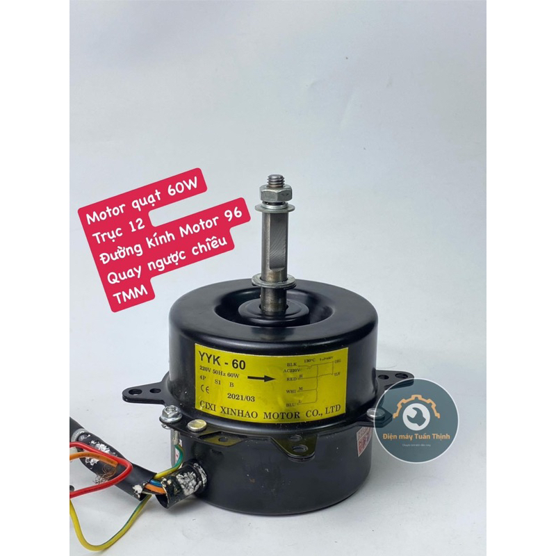 Motor quạt hơi nước, Motor quạt điều hoà 50W, 60W, 80W, 100W, 120W ...