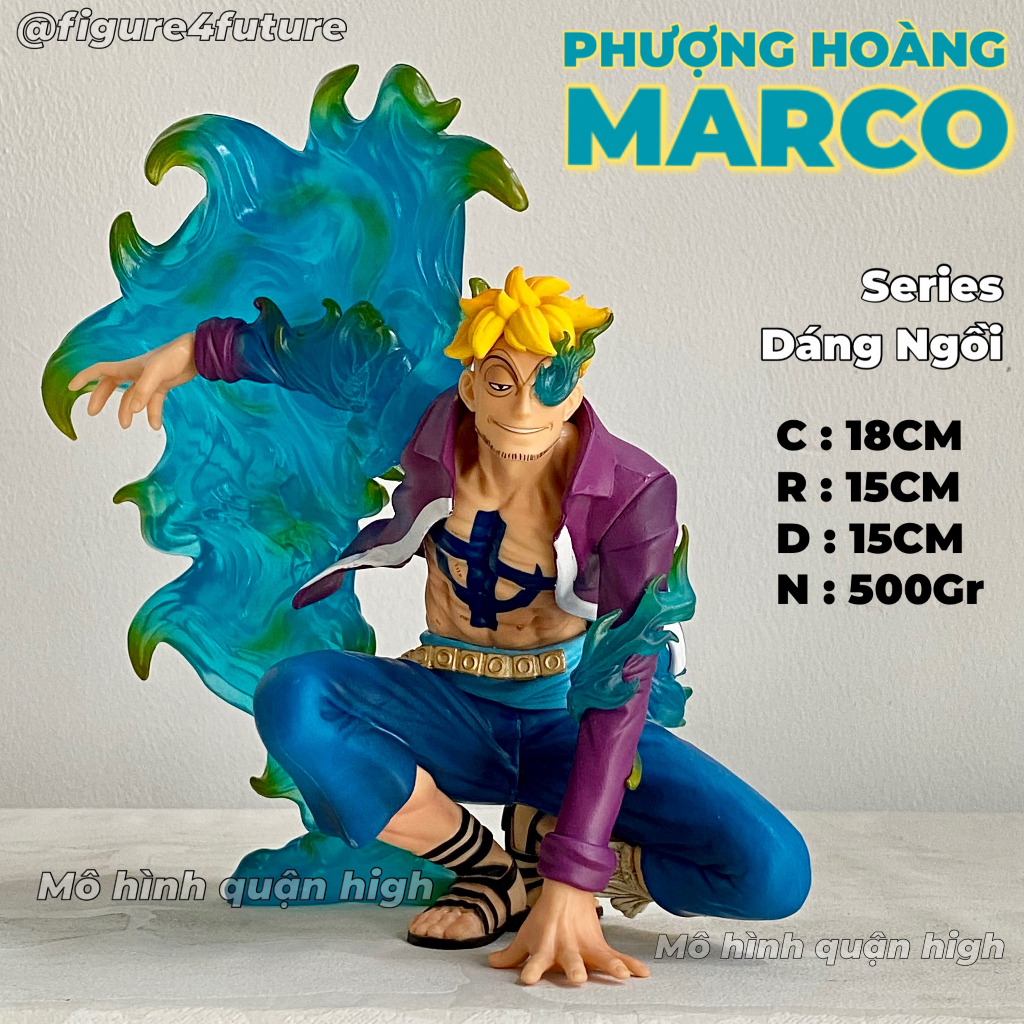 (Có sẵn) Mô hình Marco dáng ngồi cao 18CM - Phượng hoàng marco - marco ...