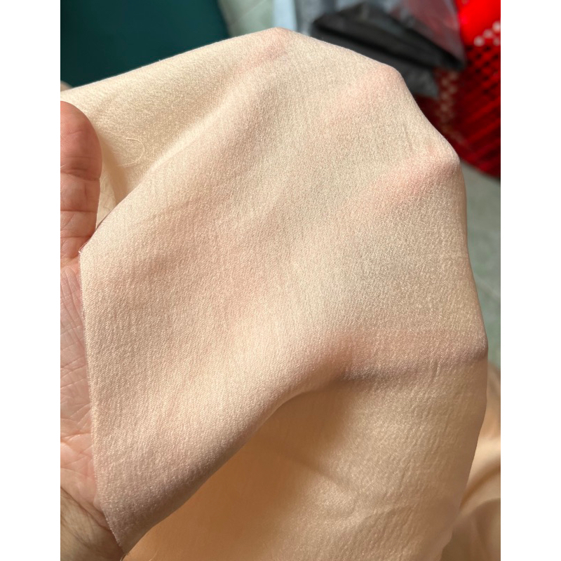Vải Tơ Crep Màu Kem - Khổ 1,5m | Shopee Việt Nam