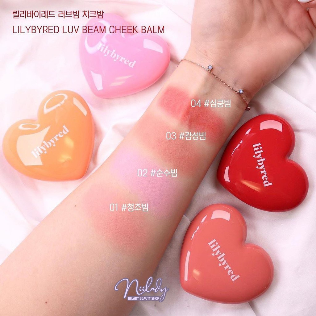 (XEM HSD ở mô tả) Má hồng Lilybyred Luv Beam Cheek BALM (DẠNG KEM ...