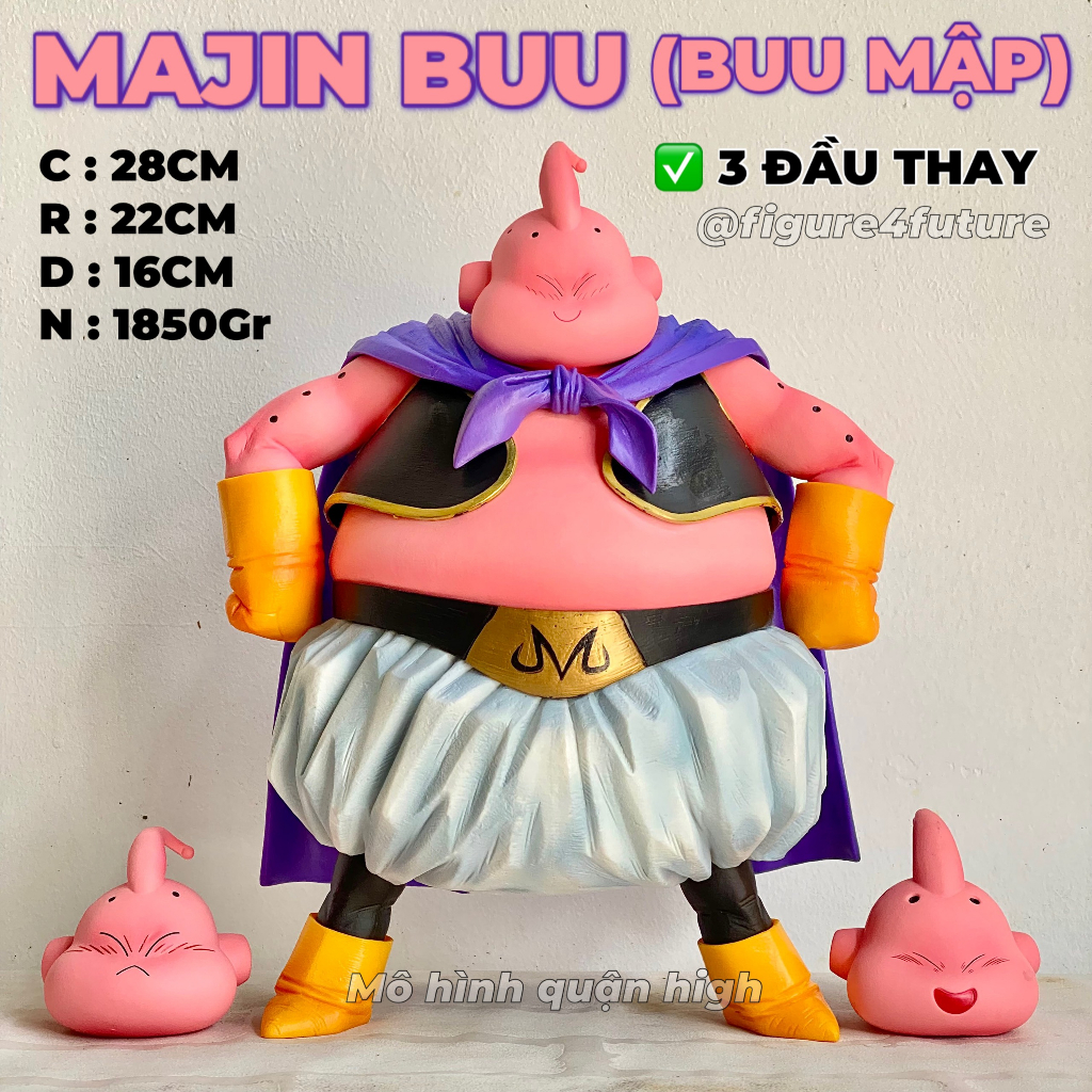 (Có sẵn) ichiban Mô hình Majin Buu béo cao 28CM - Fat buu dragonball ...