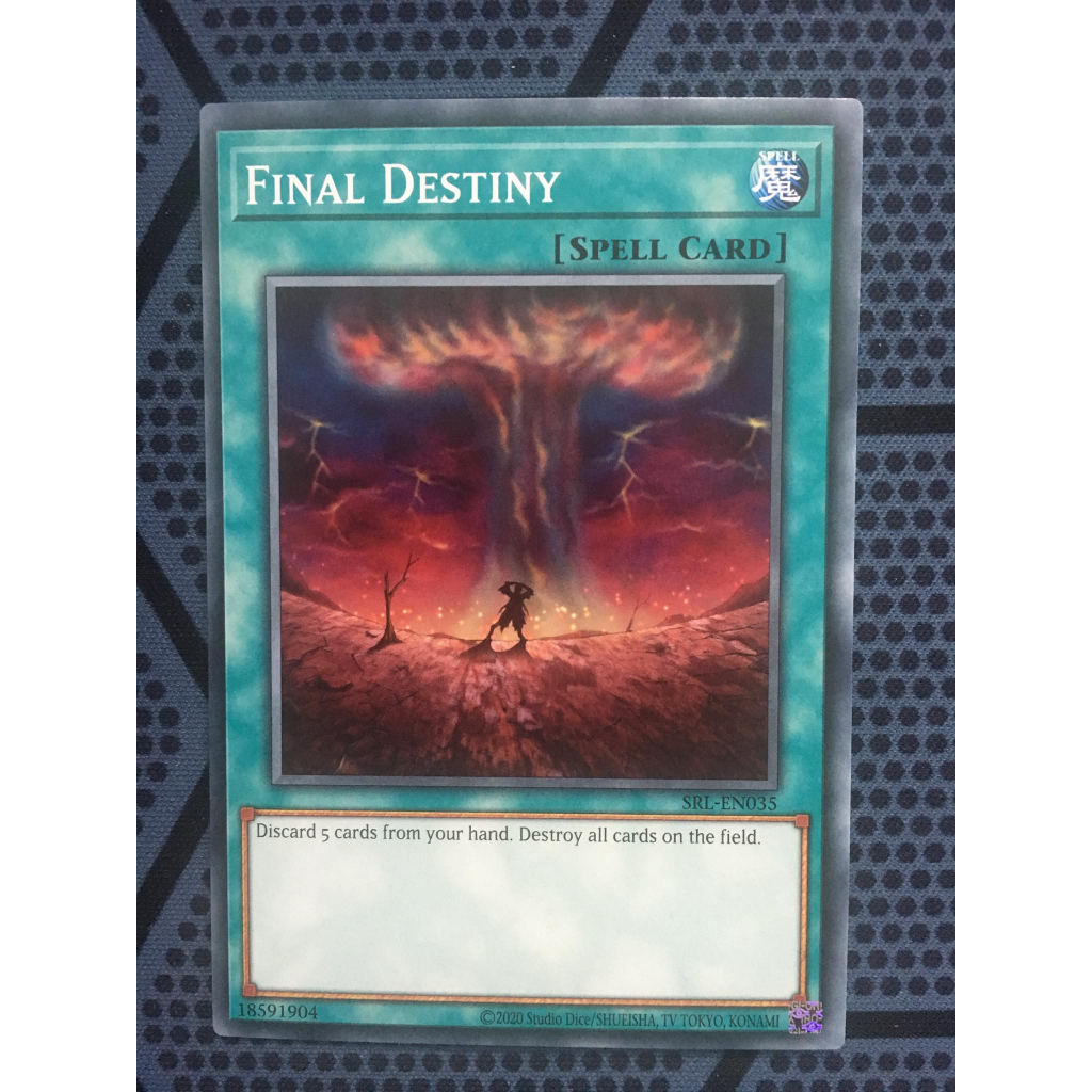 Bài yugioh thời đầu duel monster - Final Destiny - SRL-EN035 - Common ...
